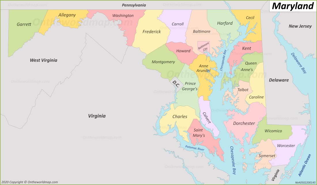 Maryland Usa County Map - Tulsa Zip Code Map Maryland Usa County Map - Tulsa Zip Code Map