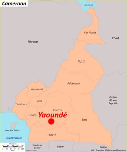Yaoundé Map | Cameroon | Detailed Maps of Yaoundé