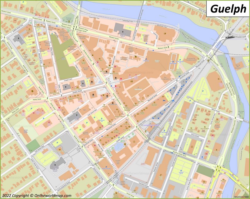Guelph Map | Ontario, Canada | Detailed Maps of City of Guelph
