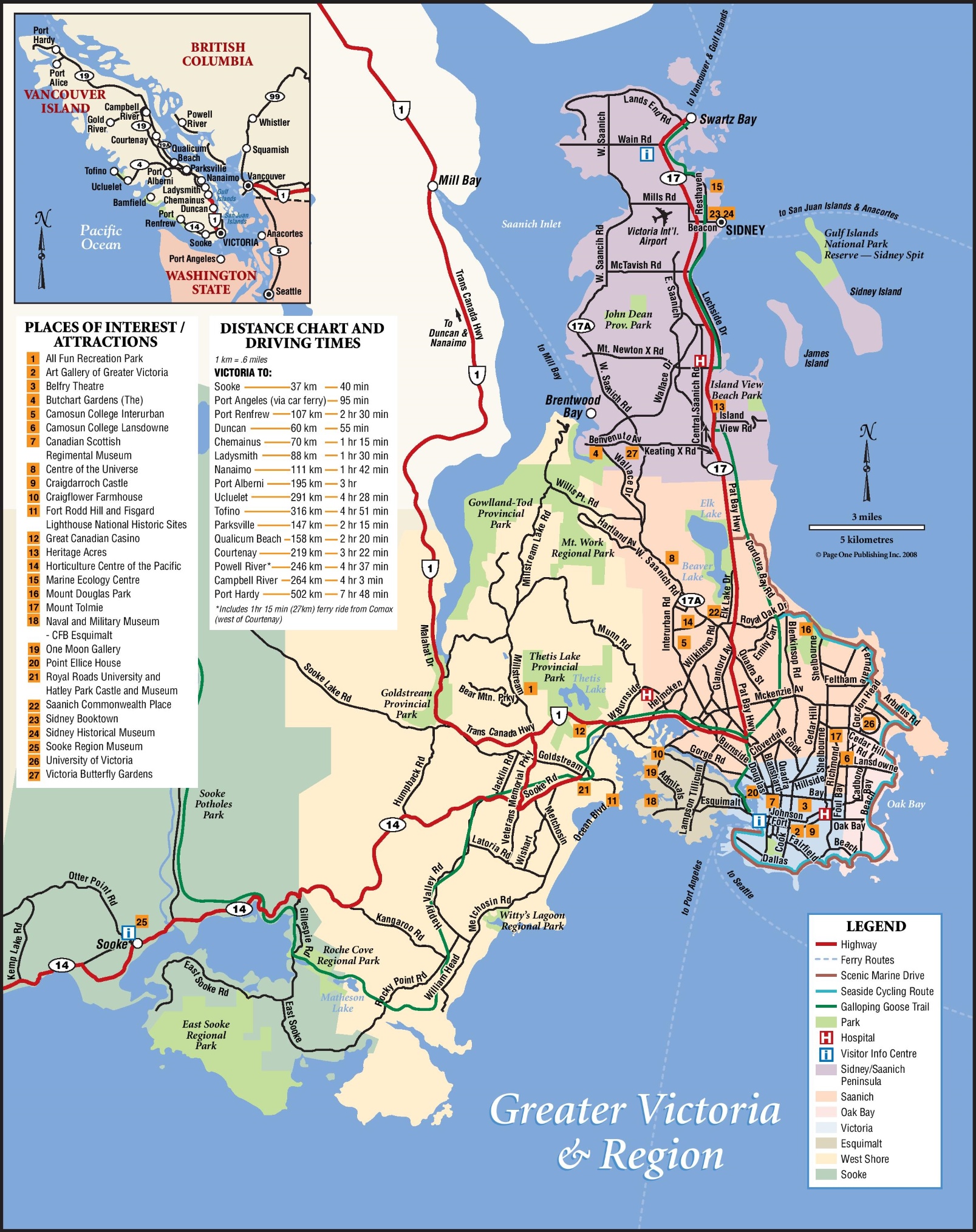 Victoria Bc Map Victoria Bc Map