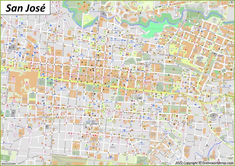 San José Map | Costa Rica | Detailed Maps of San José