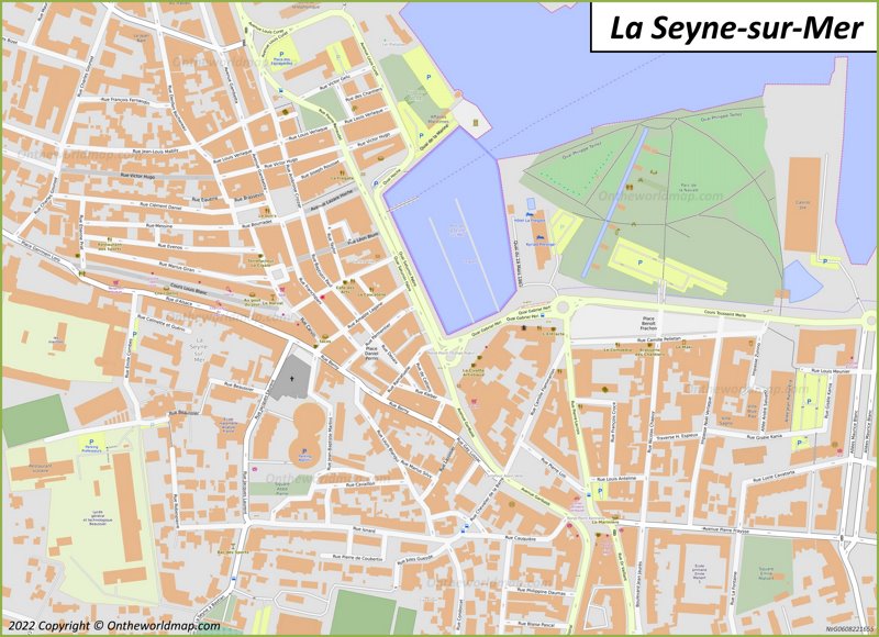 La Seyne-sur-Mer Map | France | Discover La Seyne-sur-Mer with Detailed ...
