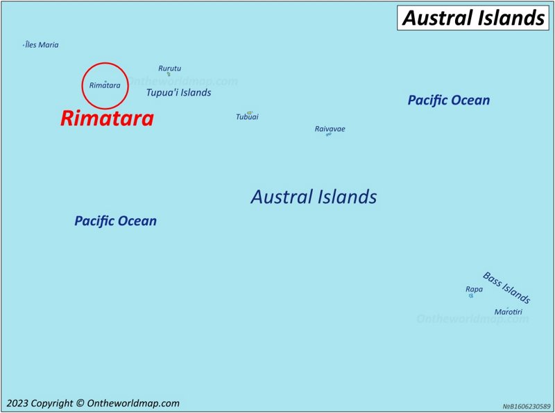 Austral Islands Map