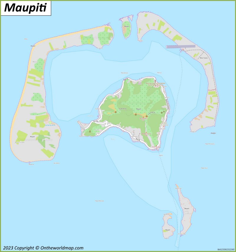 Maupiti Map | French Polynesia | Detailed Maps of Maupiti Island