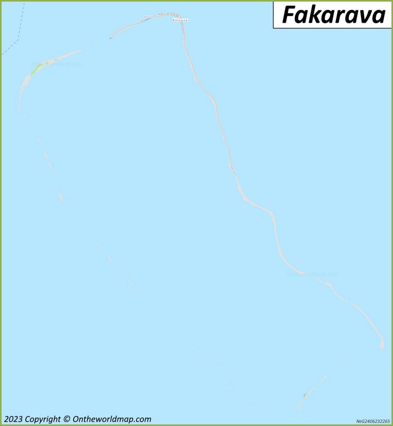 Fakarava Map | French Polynesia | Detailed Maps of Fakarava Island ...