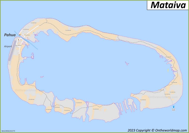 Mataiva Map | French Polynesia | Detailed Maps of Mataiva Island ...
