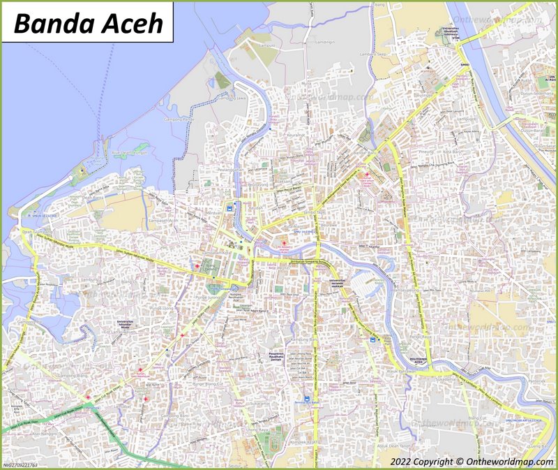 Banda Aceh Map | Indonesia | Discover Banda Aceh with Detailed Maps