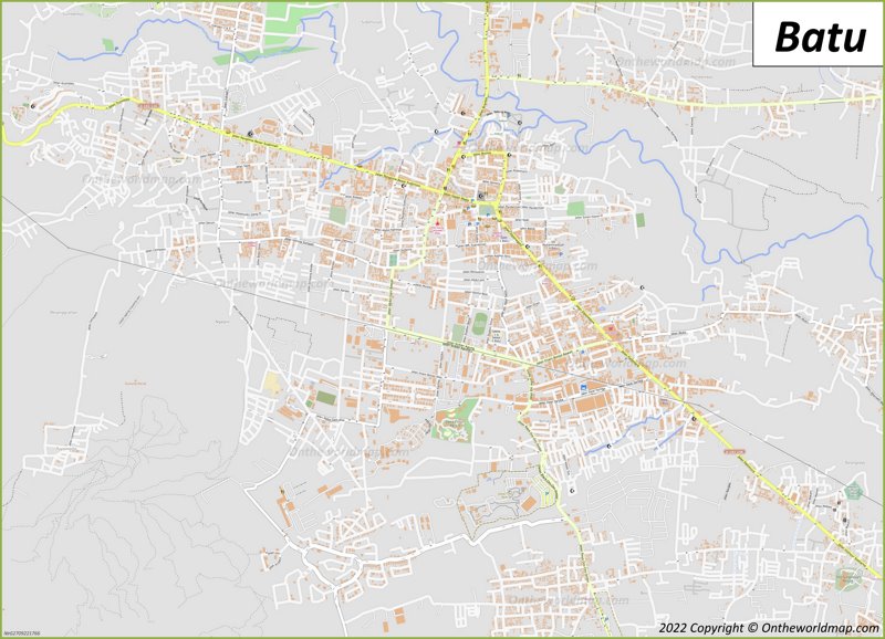 Batu Map | Indonesia | Discover Batu City with Detailed Maps