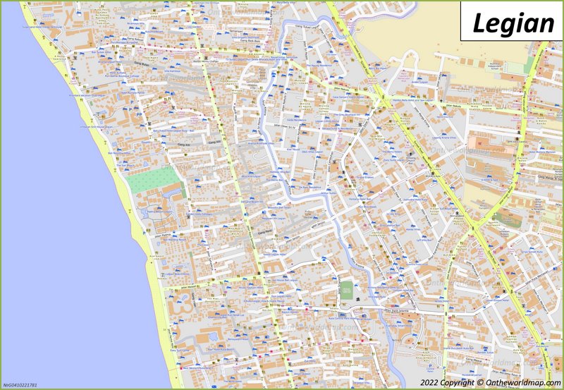 Legian Map | Bali, Indonesia | Discover Legian with Detailed Maps
