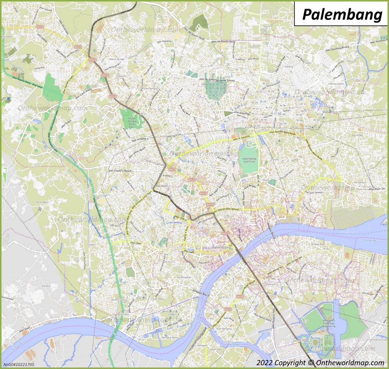 Palembang Map | Indonesia | Discover Palembang with Detailed Maps