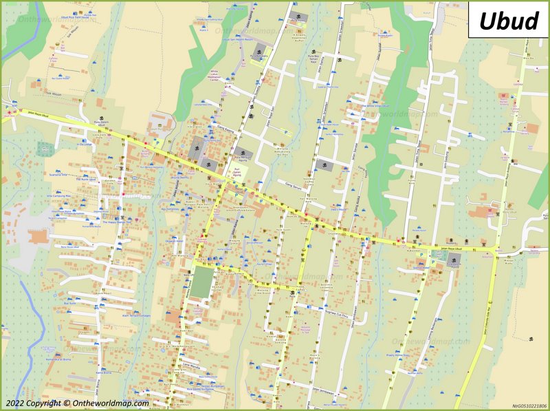Ubud Map | Bali, Indonesia | Discover Ubud with Detailed Maps