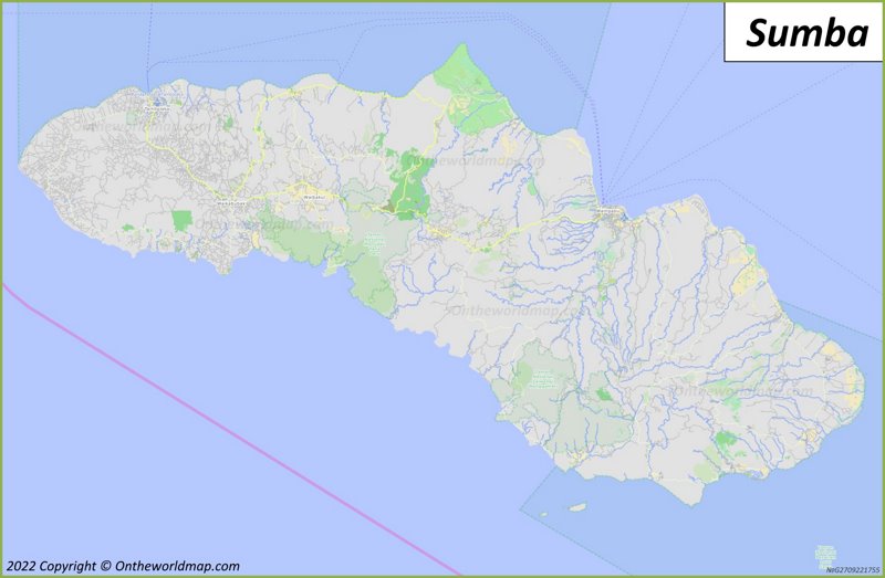 Sumba Map | Indonesia | Discover Sumba Island with Detailed Maps