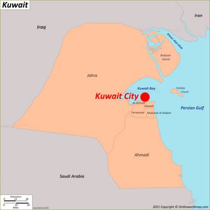 Kuwait City Map | Detailed Maps of Kuwait City