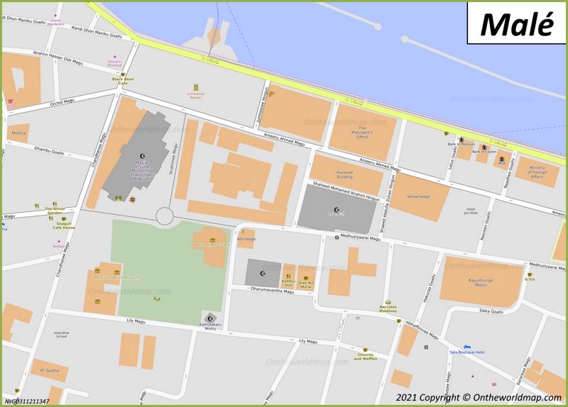 Malé Map | Maldives | Detailed Maps of Malé