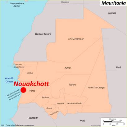 Nouakchott Map | Mauritania | Detailed Maps of Nouakchott