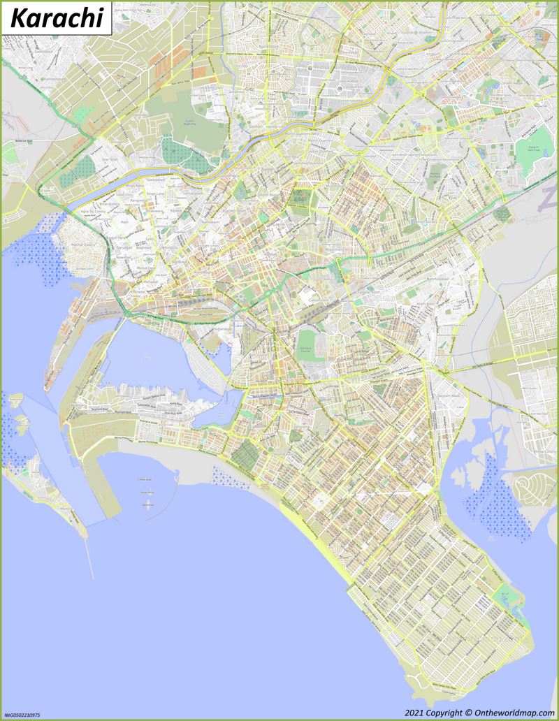 Karachi Map | Pakistan | Discover Karachi with Detailed Maps