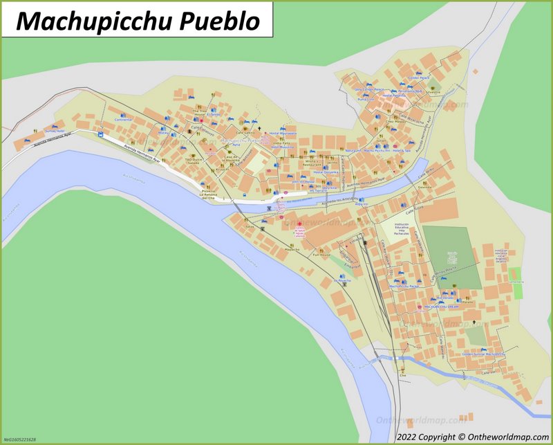 Machu Picchu Map | Peru | Detailed Maps of Machu Picchu