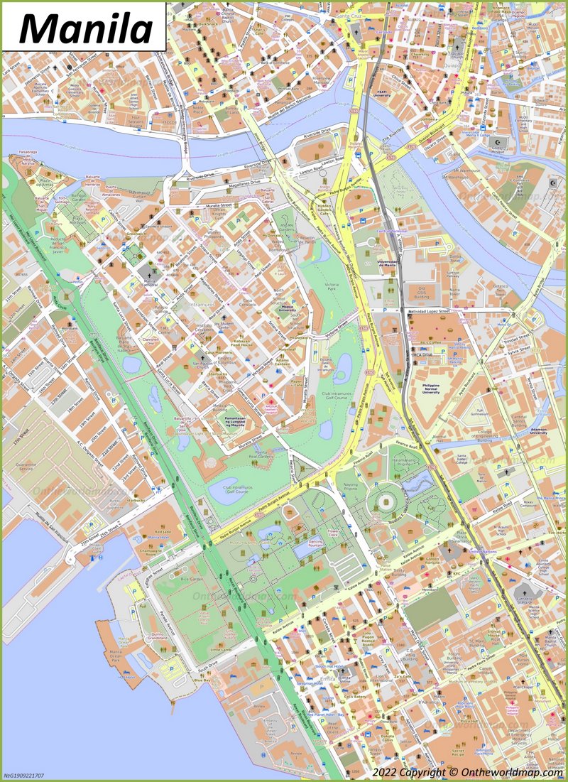 Manila Map | Philippines | Discover Manila with Detailed Maps