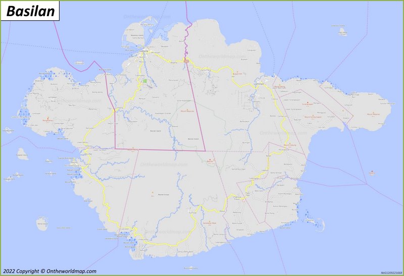 Basilan Island Map | Philippines | Discover Basilan Island with ...