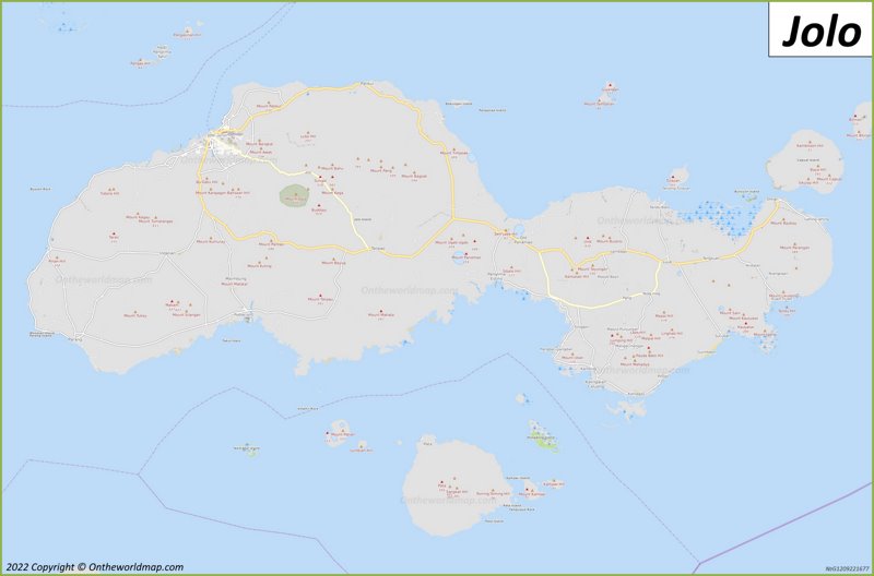 Jolo Island Map | Philippines | Discover Jolo Island with Detailed Maps