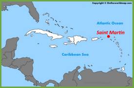 Saint Martin - Sint Maarten Map | France, Netherlands | Maps of Saint ...