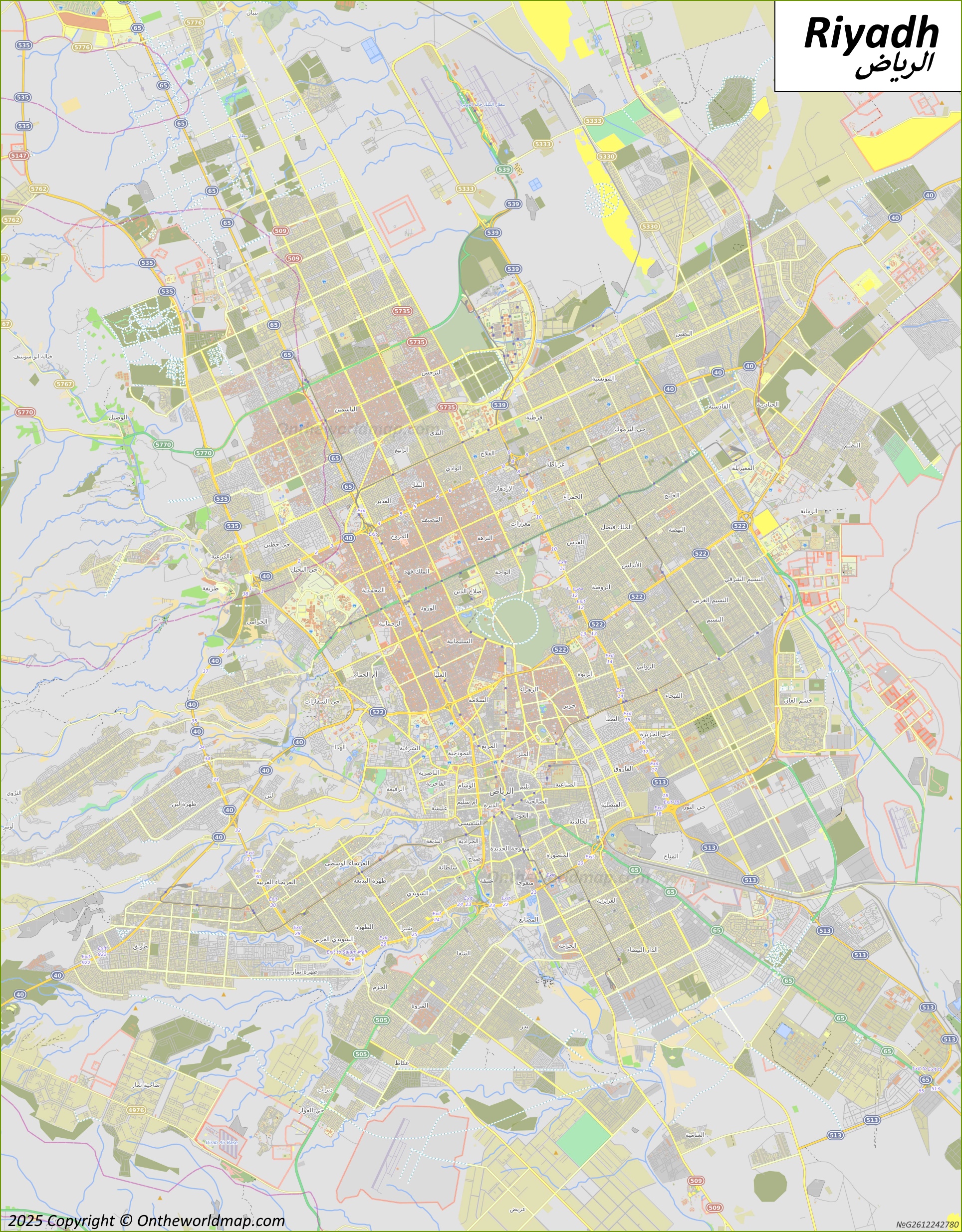 Riyadh Map Saudi Arabia Discover Riyadh With Detailed Maps