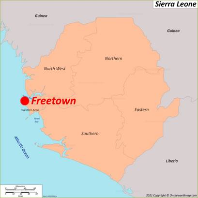Freetown Map | Sierra Leone | Detailed Maps of Freetown