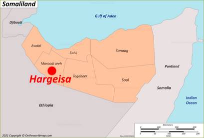 Hargeisa Map | Somaliland | Detailed Maps of Hargeisa
