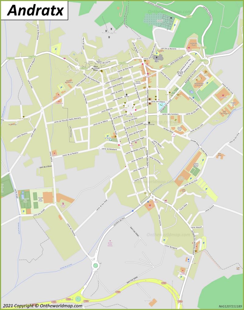 Andratx Map | Mallorca, Spain | Detailed Maps of Andratx