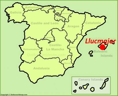 Llucmajor Map | Mallorca, Spain | Detailed Maps of Llucmajor