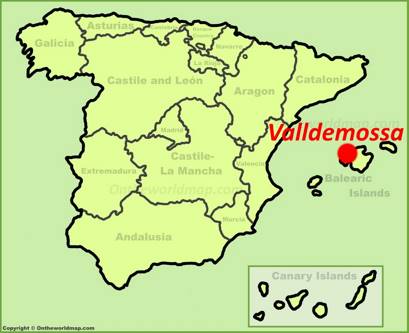 Valldemossa Map | Mallorca, Spain | Detailed Maps of Valldemossa