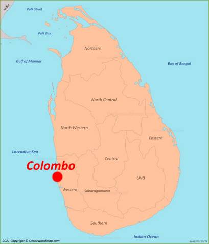 Colombo Map | Sri Lanka | Maps of Colombo