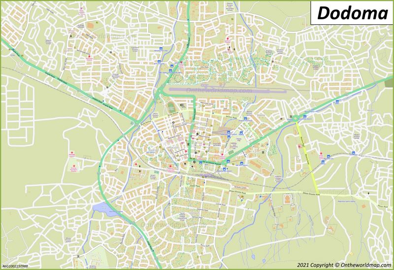 Dodoma Map | Tanzania | Maps of Dodoma