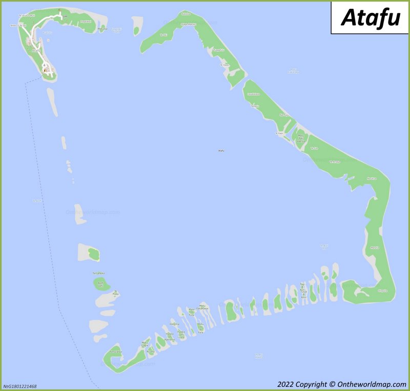 Atafu Map | Tokelau | Detailed Maps of Atafu Atoll