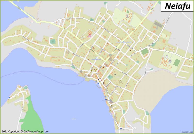 Neiafu Map | Vavaʻu, Tonga | Detailed Maps of Neiafu
