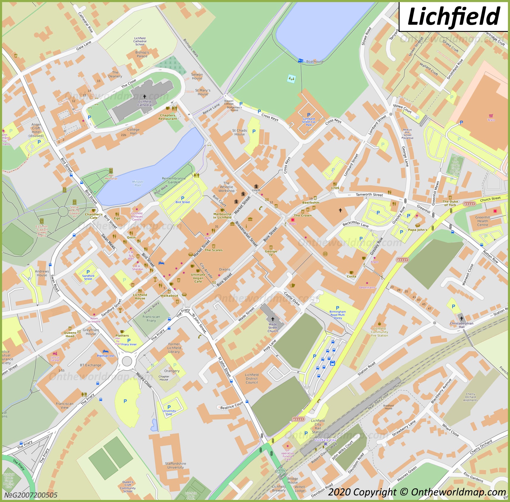 Lichfield Maps UK Discover Lichfield With Detailed Maps Lichfield Maps UK Discover Lichfield With Detailed Maps