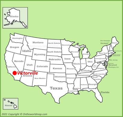 Victorville Map | California, U.S. | Detailed Maps of Victorville