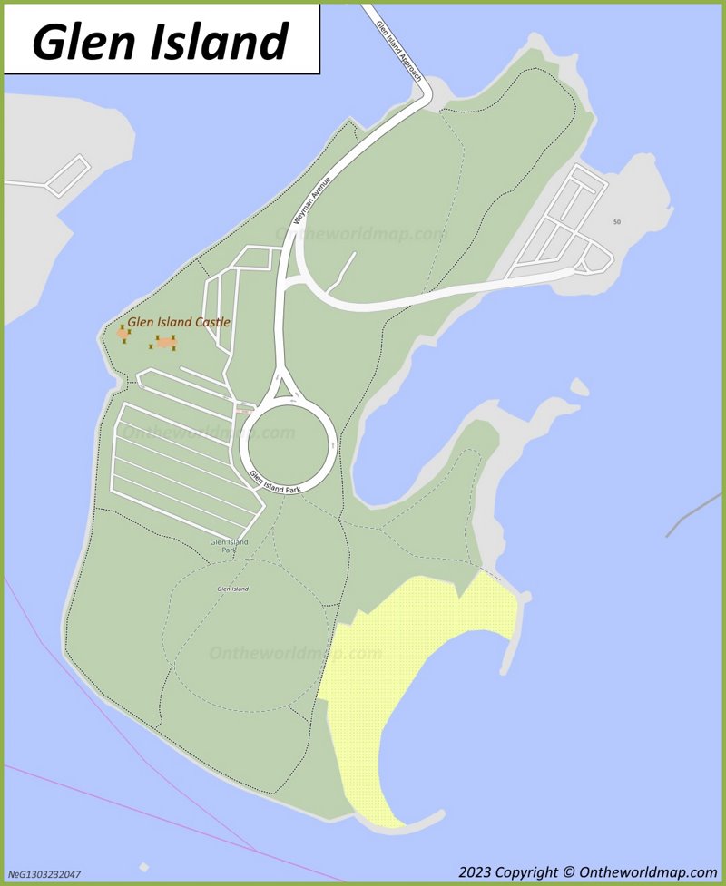 Glen Island Map | New York, U.S. | Detailed Maps of Glen Island Park