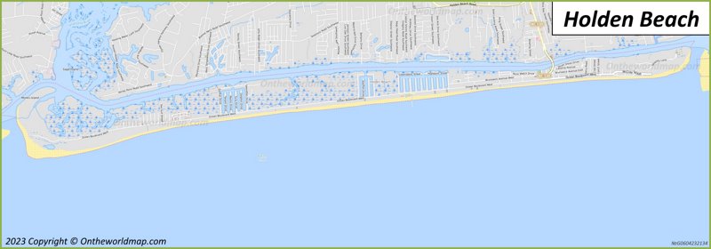 Holden Beach Map | North Carolina, U.S. | Detailed Maps of Holden Beach