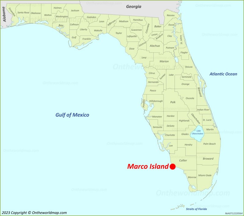 Marco Island Map | Florida, U.S. | Detailed Maps of Marco Island