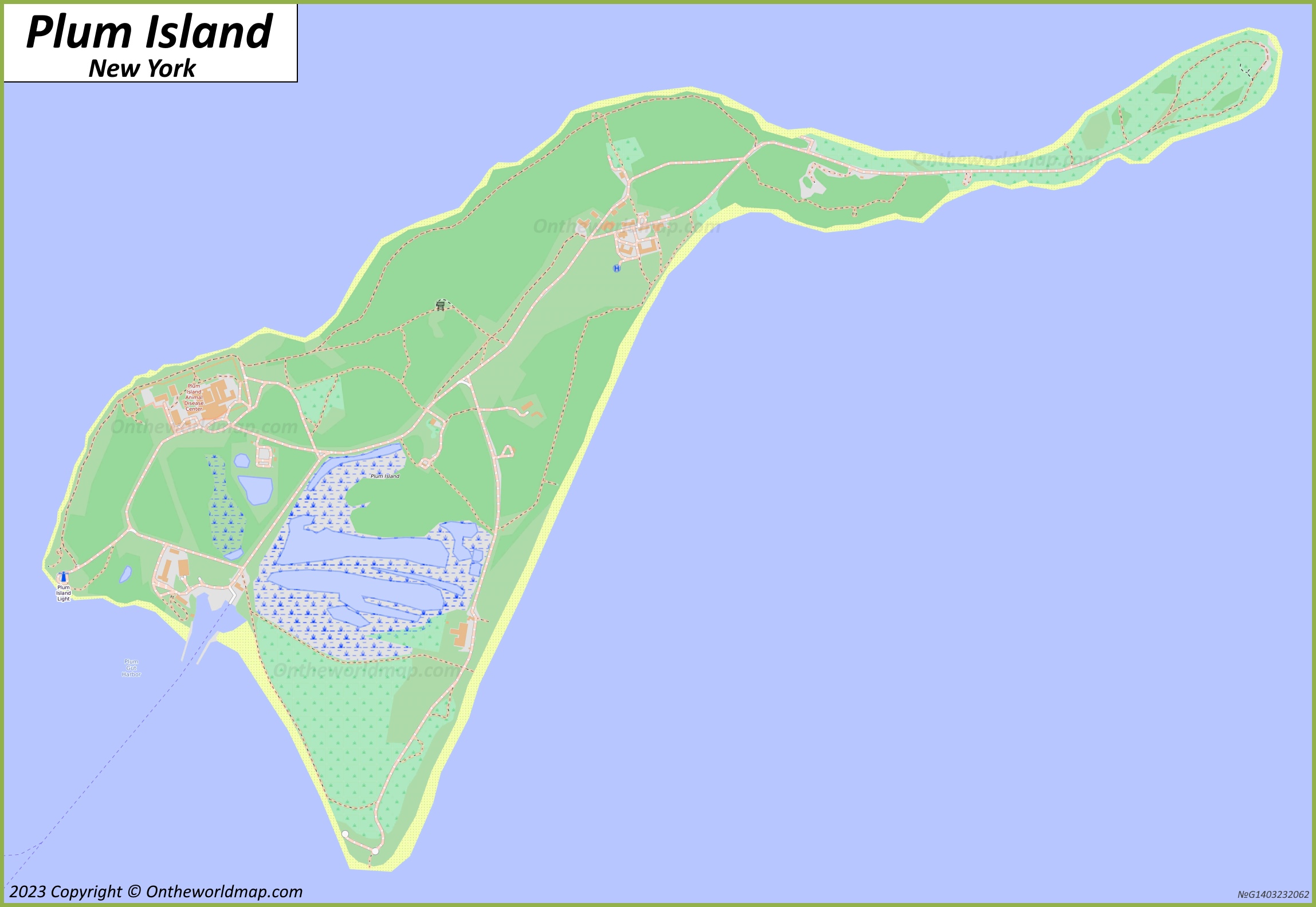 Plum Island Map New York U S Detailed Maps Of Plum Island Plum Island Map New York U S Detailed Maps Of Plum Island