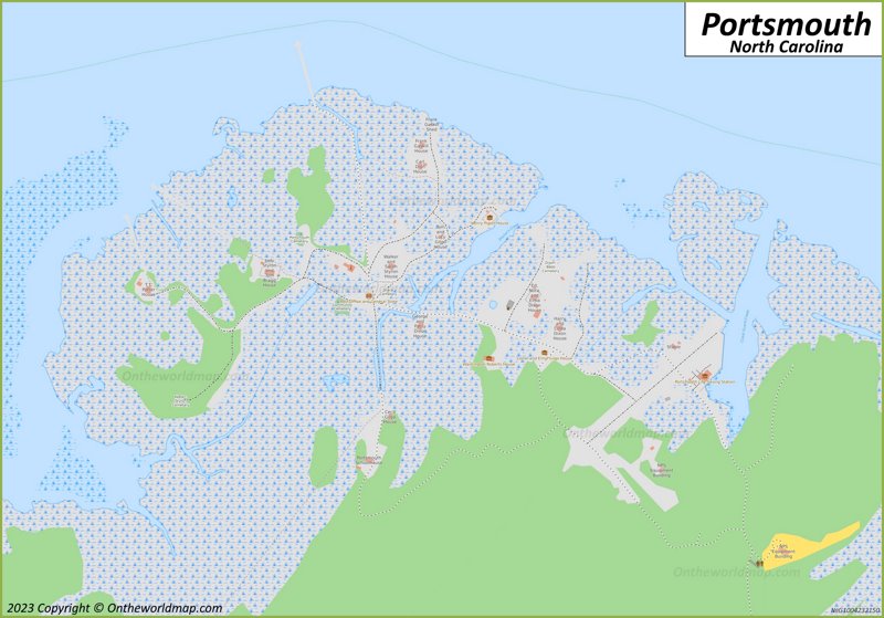 Portsmouth Island Map | North Carolina, U.S. | Detailed Maps of ... Portsmouth Island Map | North Carolina, U.S. | Detailed Maps of ...