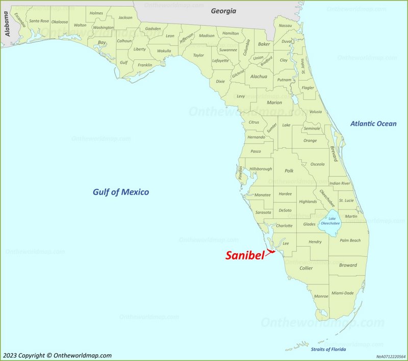 Sanibel Map | Florida, U.S. | Detailed Maps of Sanibel Island