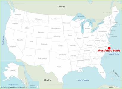 Shackleford Banks Map | North Carolina, U.S. | Detailed Maps of ...