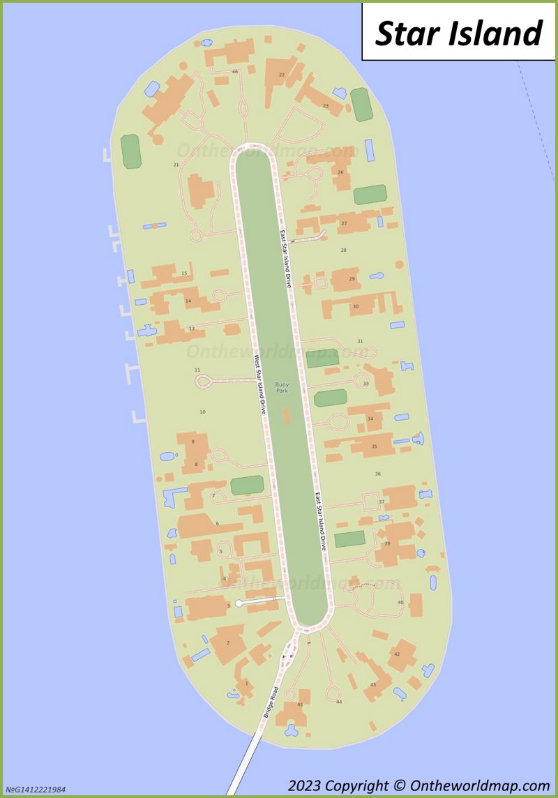 Star Island Map | Miami Beach, Florida, U.S. | Detailed Maps of Star Island